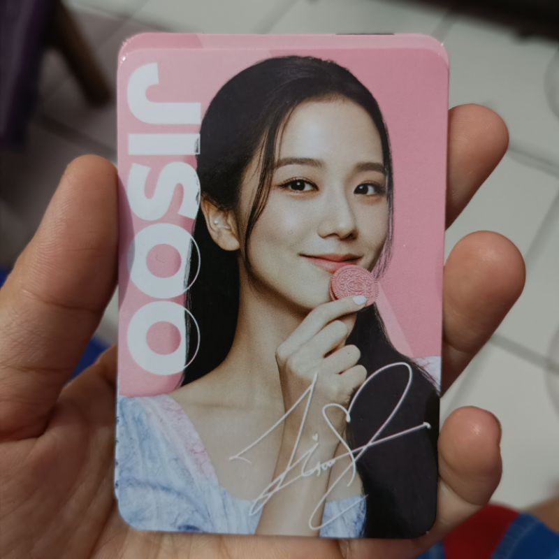 Jual PC Oreo X BLACKPINK - Photocard Original Blackpink Oreo Limited Member Jisoo Jennie Rosé ...