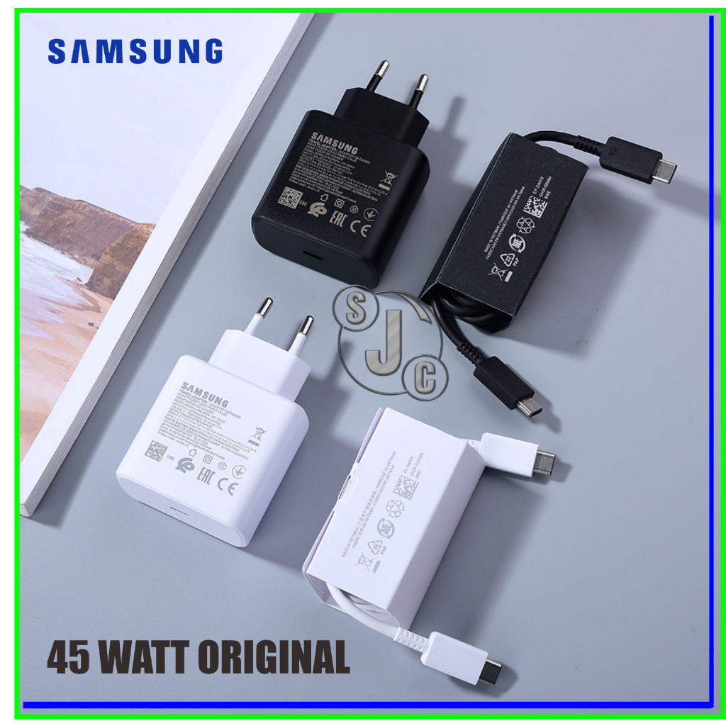 Jual Charger Samsung Galaxy A34 A54 5G ORIGINAL 100% Super Fast 45 Watt ...