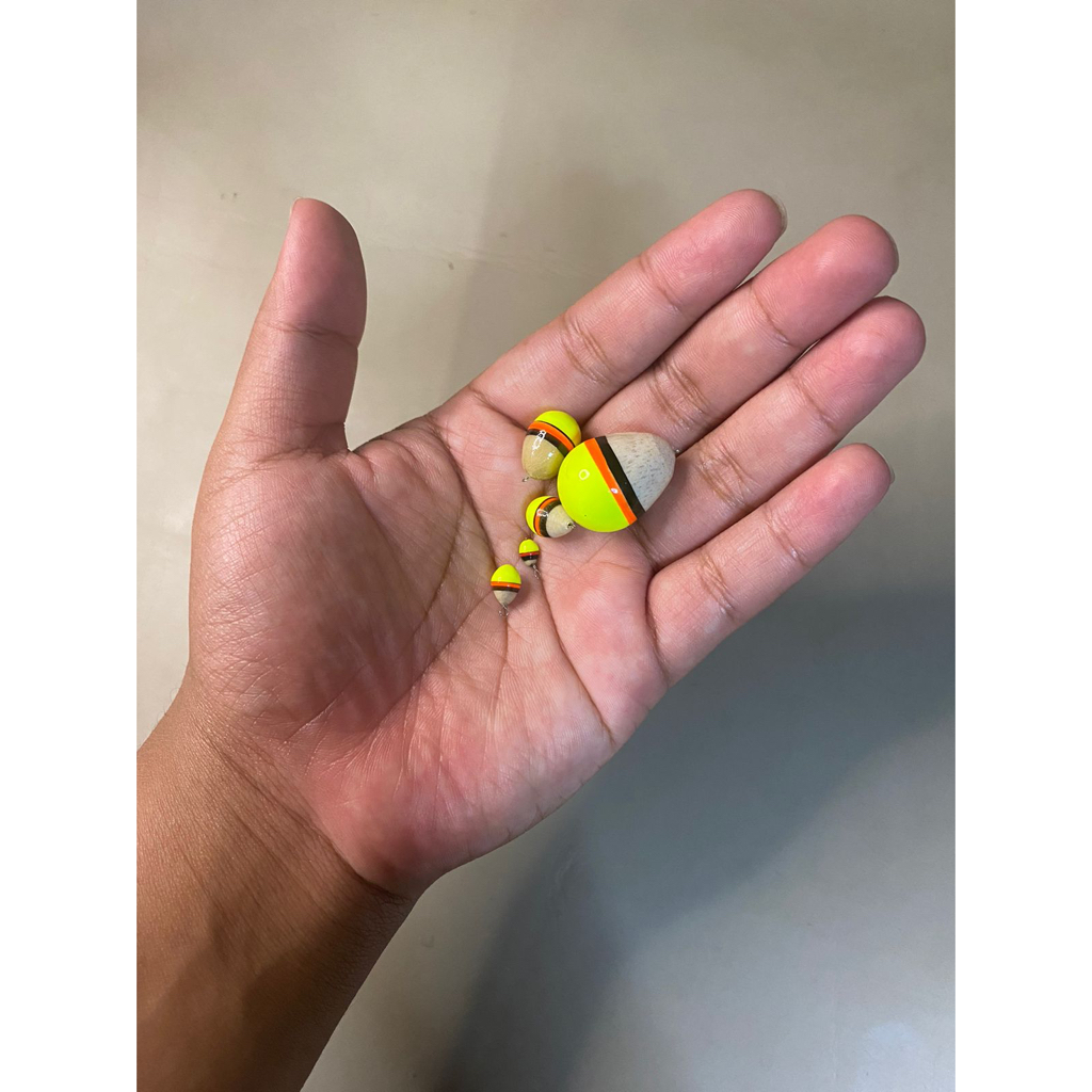 Jual M PELAMPUNG KAMBANGAN PANCING BULAT UKURAN 0,1 - 2 CM BISA BAYAR ...