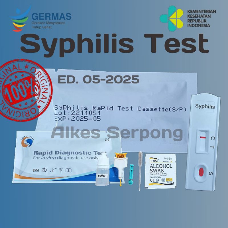 Jual TP Syphilis - sifilis Tesr Card mandiri lengkap 1 set | Shopee ...