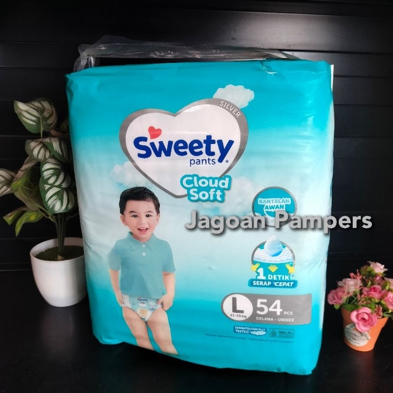 Jual sweety silver pants cloud soft L54 | sweety | popok bayi | popok anak | popok murah ...