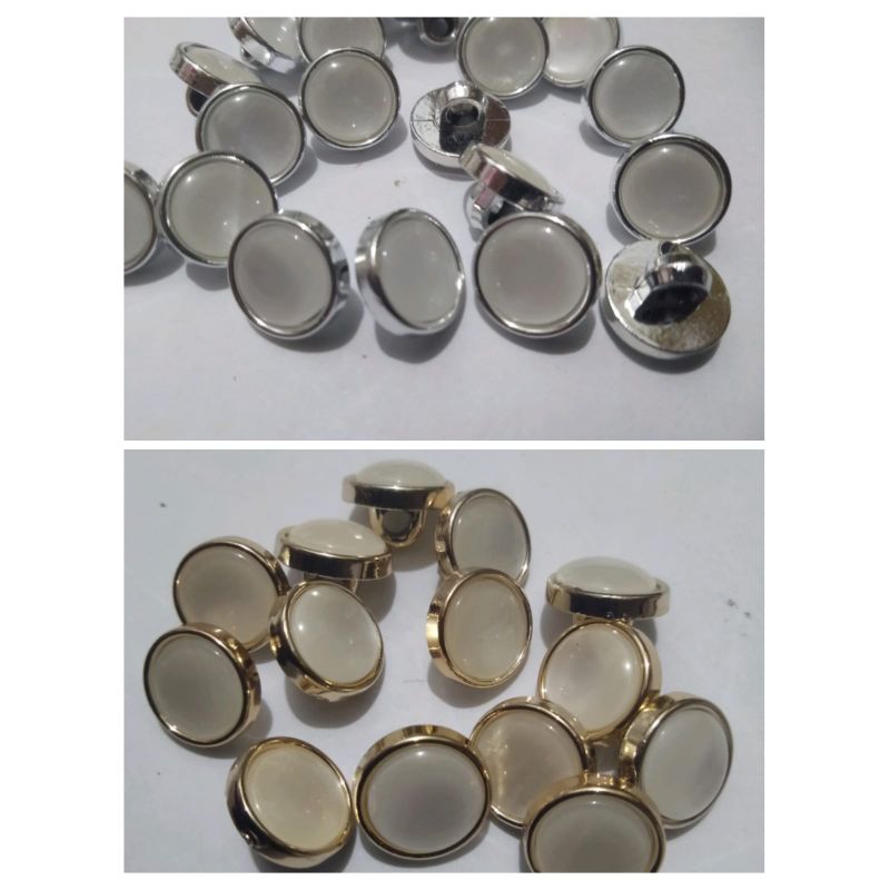 Jual kancing jamur gold Mata ukuran 11mm /13mm isi 12pcs/24pcs | Shopee Indonesia
