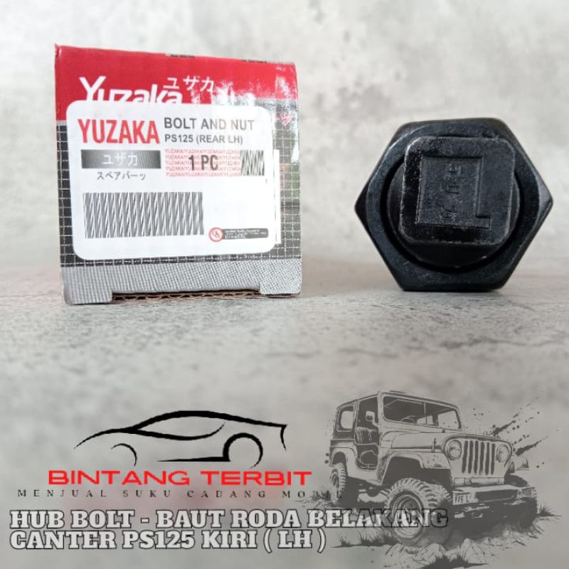 Jual HUB BOLT AND NUT BAUT RODA BELAKANG PS125 TURBO CANTER FE74 ...