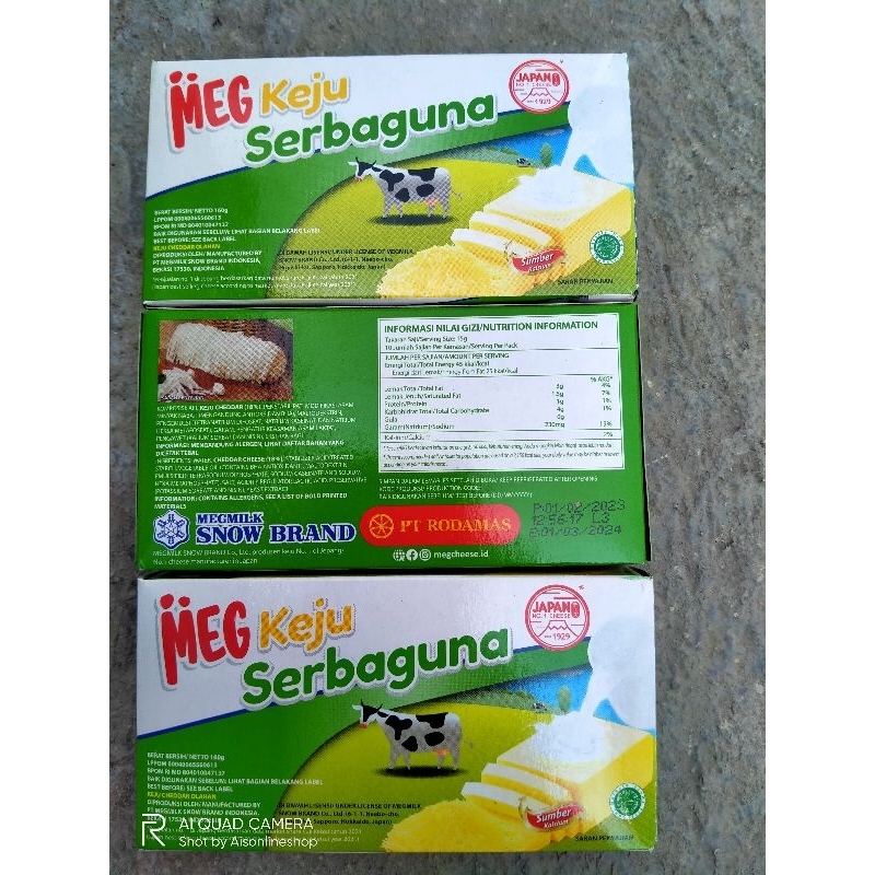 Jual PROMO!!! TERMURAH!!! Keju Meg Cheese Serbaguna / Keju Meg Cheese ...