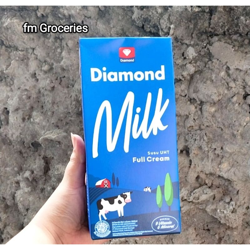 Jual Susu UHT Diamond Fullcream 1 L | Shopee Indonesia