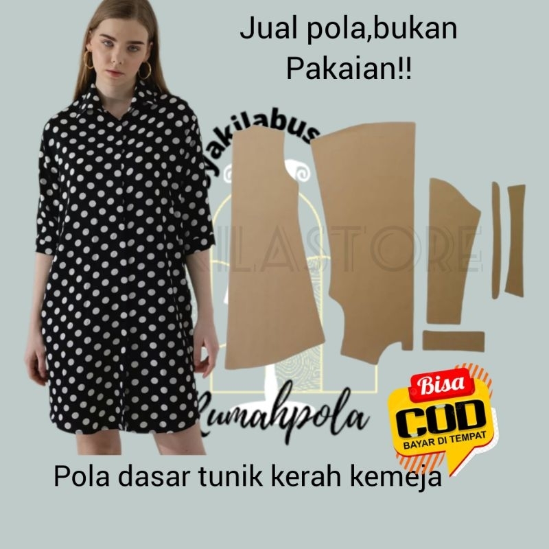 Jual Pola kemeja tunik(pola instan) | Shopee Indonesia