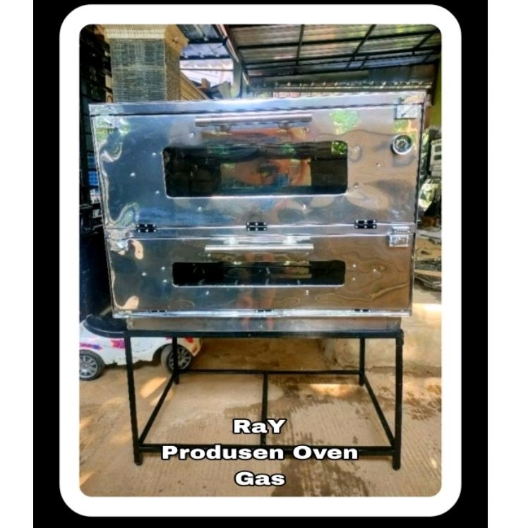 Jual OVEN GAS STAINLESS UKURAN 75X55X70 CM API ATAS BAWAH, PROMO OVEN ...