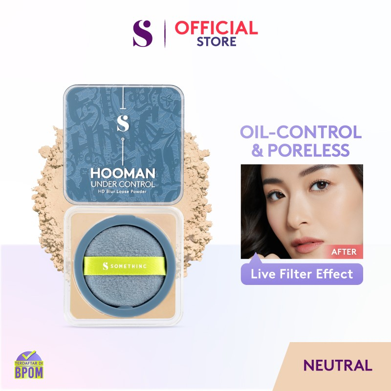 Jual SOMETHINC HOOMAN UNDER CONTROL HD Blur Loose Powder | Shopee Indonesia