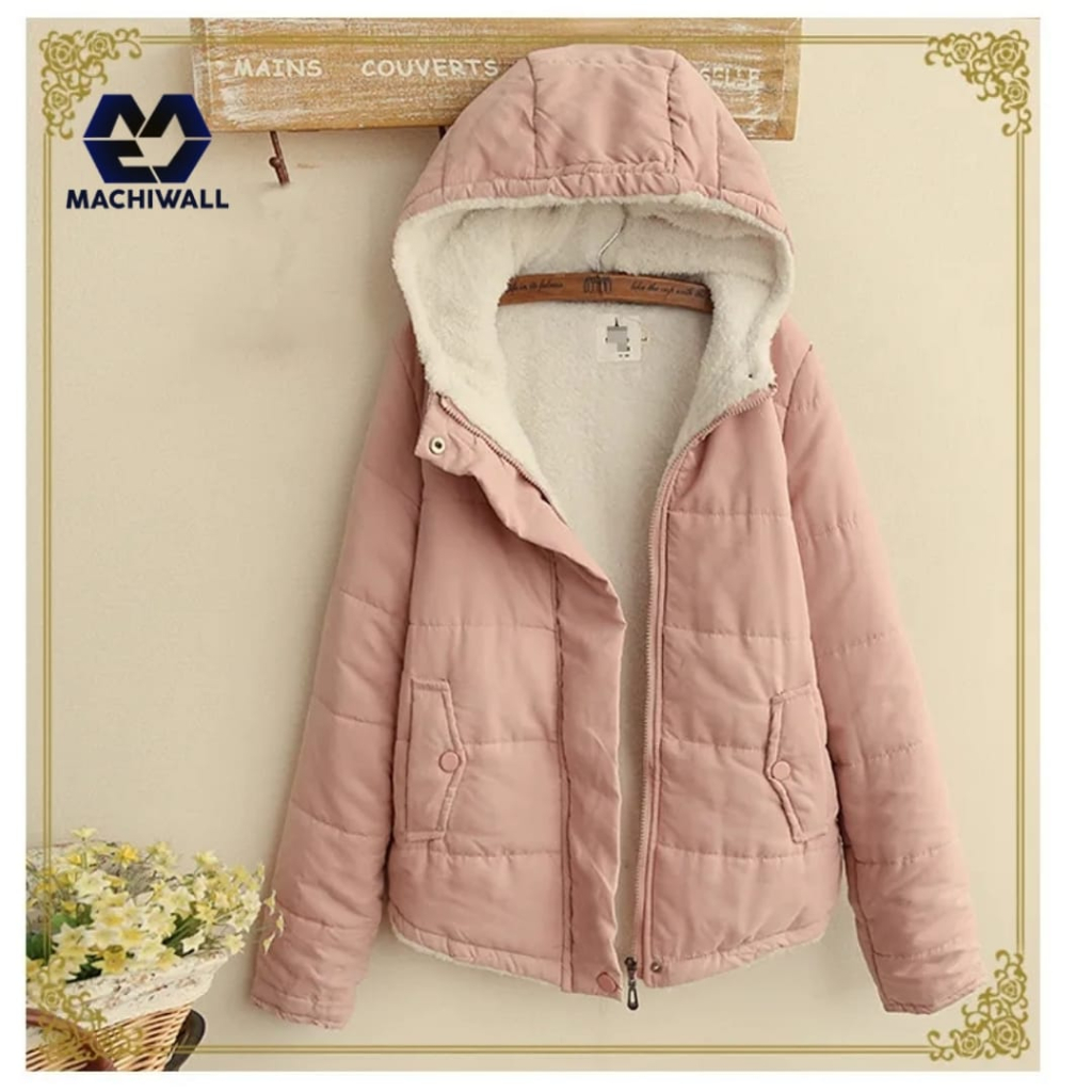 Jual Jaket Winter wanita musim dingin bulu sherpa / jacket mantel kembung tebal terbaru | Shopee ...