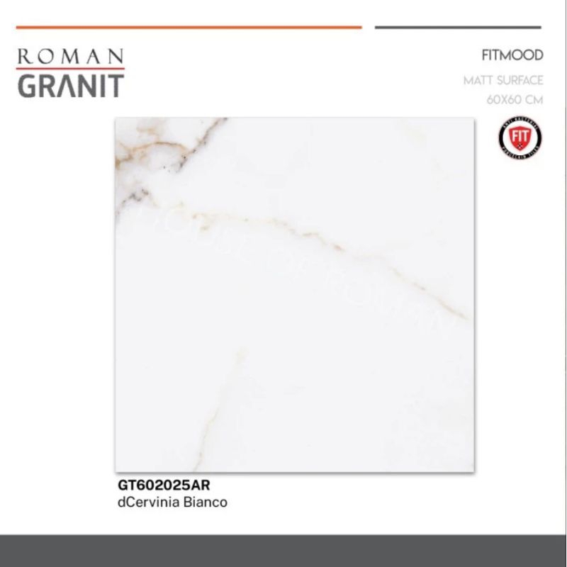Jual Roman Granit GT602025AR - dCervinia Bianco 60x60 lantai putih ...