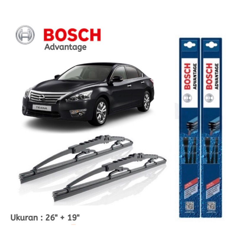 Jual Wiper Besi Bosch Advantage Nissan Teana | Shopee Indonesia