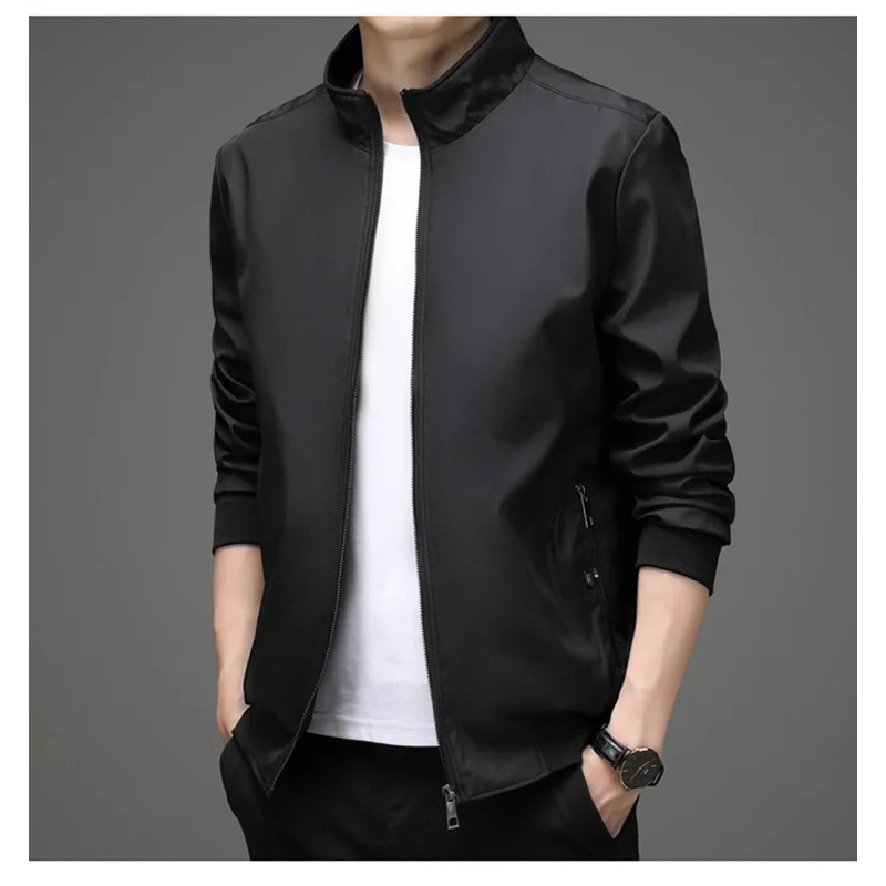 Jual jaket bomber turtleneck terbaru unisex anti air high quality ...