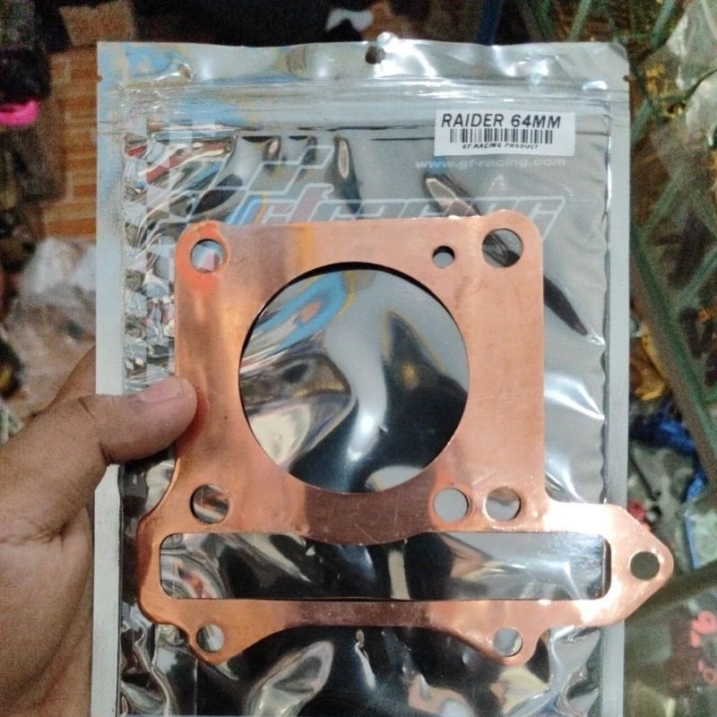 Jual PAKING BLOK HEAD SATRIA 150 FU TEBAL 0.5MM 66 67 68 69 70MM | Shopee Indonesia