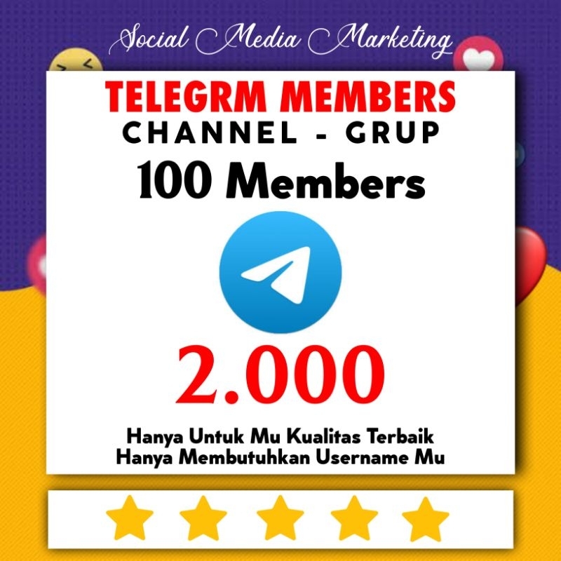 Jual TERMURAH | PELANGAN MEMBERS TELEGRAM PERMANEN PROSES CEPAT GARANSI - MEMBER CHANNEL / GRUP ...