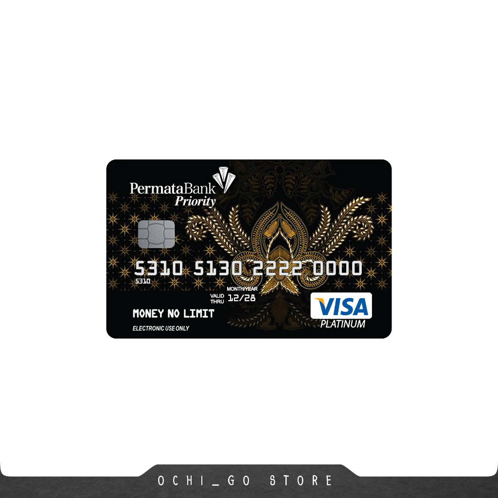 Jual Stiker Atm Garskin Skin Card Custom Bank Prioritas Sticker Kartu ...