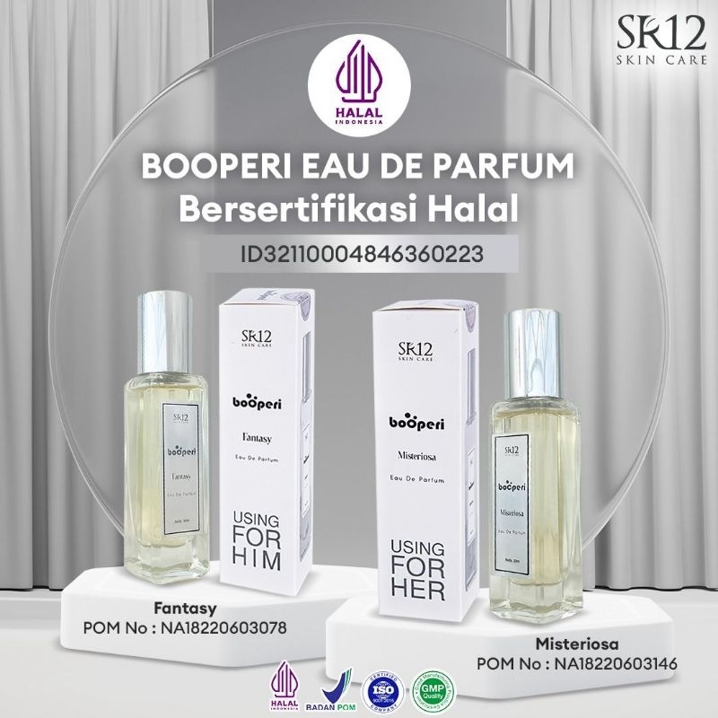 Jual BOOPERI PARFUM SR12 FANTASY DAN MISTERIOSA | Shopee Indonesia