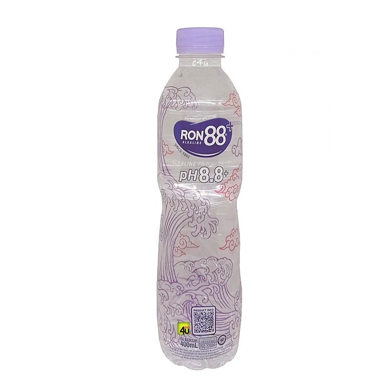 Jual Ron 88 Alkaline - Air Minum PH Tinggi - 400 ml | Shopee Indonesia