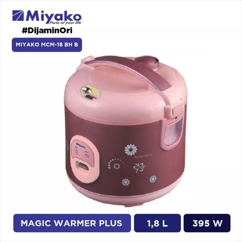 Jual Miyako rice cooker MCM-18BH Rice Cooker Berlian hitam 1.8L ...