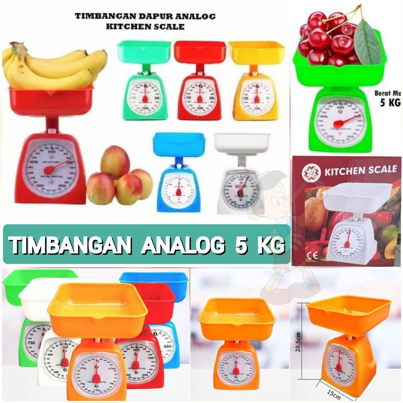 Jual TIMBANGAN ANALOG 5KG | Shopee Indonesia