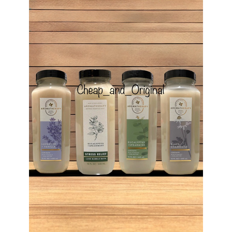 Jual Bubble Bath Aromatherapy Eucalyptus Spearmint / Lavender Vanilla / Black Chamomile Bath ...
