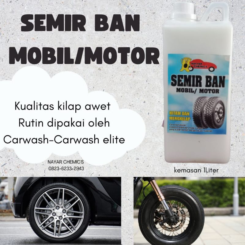 Jual semir ban pengkilap ban mobil dan motor kit ban Polish ban ...