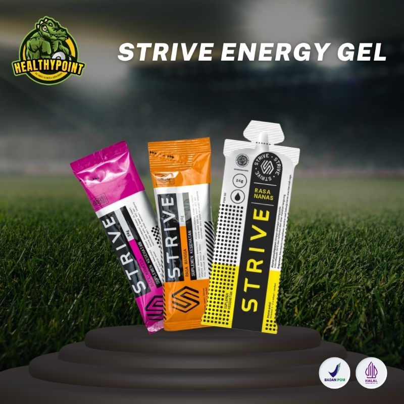 Jual Strive Energy Gel Pre Workout Isotonic Gel 1 Box 5 Sachet x 25 Gram | Shopee Indonesia