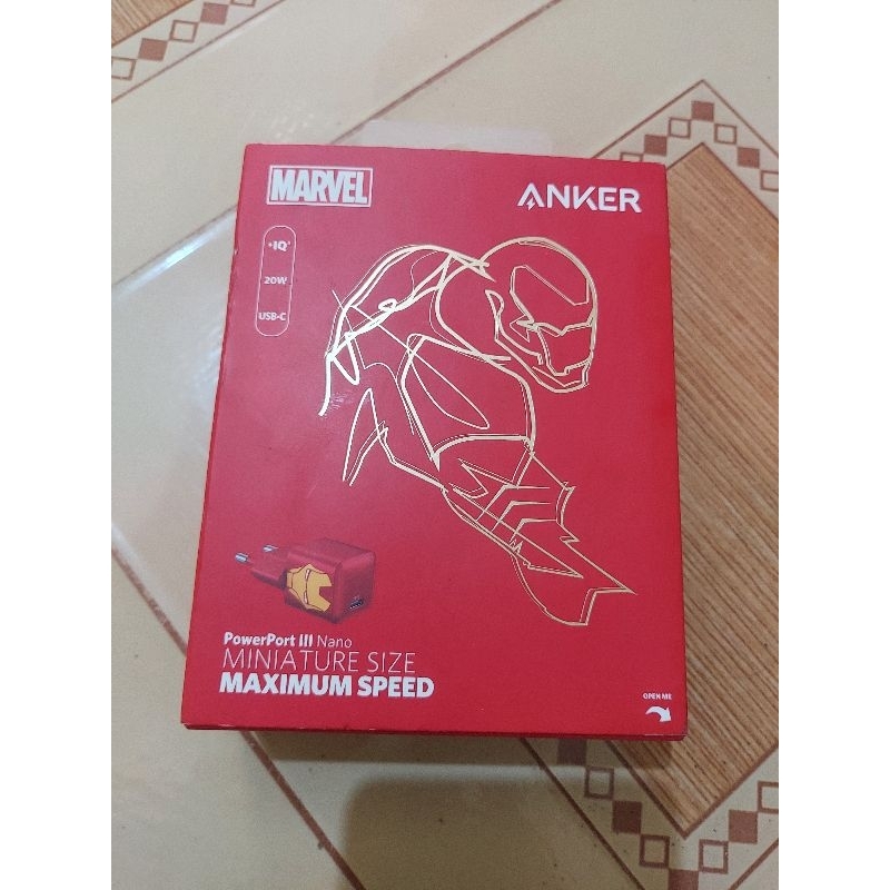 Jual charger anker 20 watt iron man | Shopee Indonesia