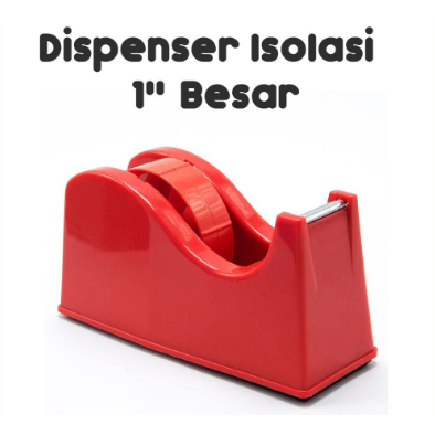 Jual Tape Dispenser Alat Potong Isolasi 1 inch Tempat Solatip Duduk ...