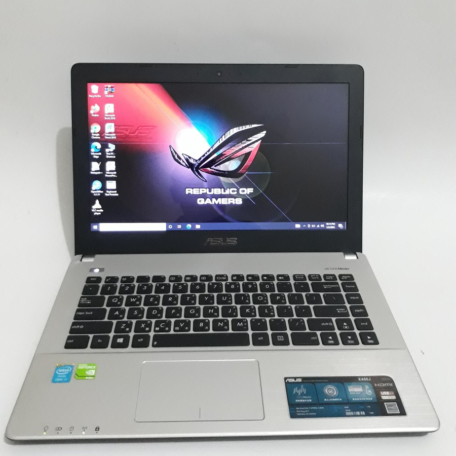 Jual LAPTOP ASUS X450J CORE I7 DUAL VGA RAM 16GB HARDIS SSD 256GB NVDIA 2GB | Shopee Indonesia