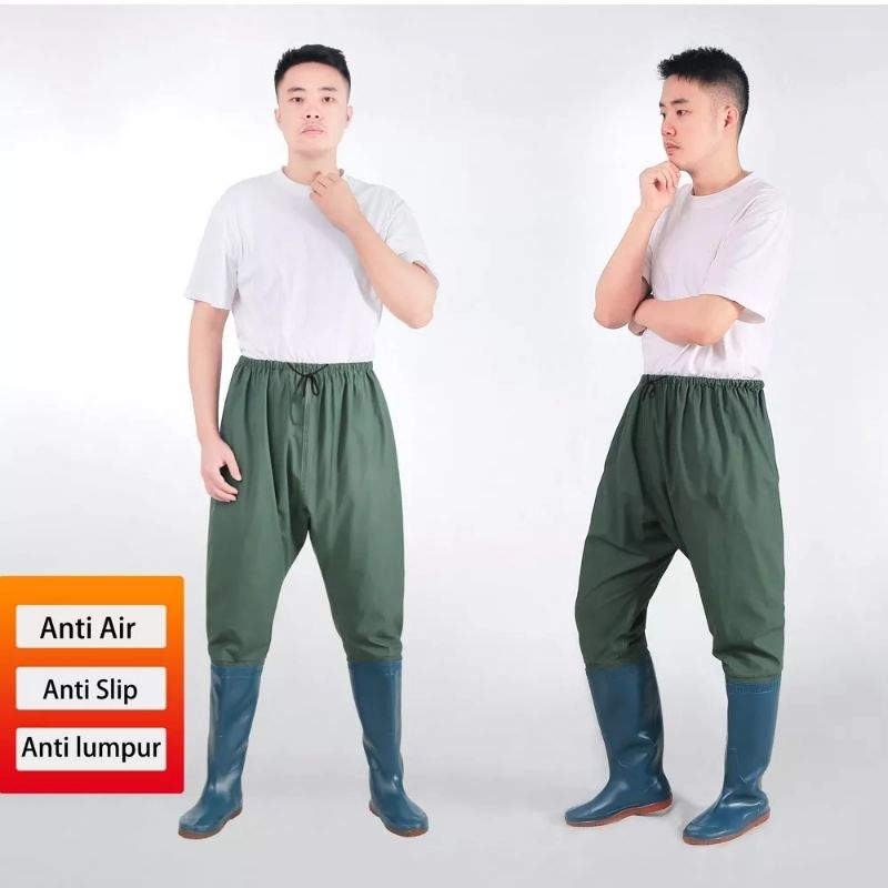 Jual SEPATU BOOTS 110 CM CELANA PETANI SAWAH PANJANG BOOT SEPINGGANG ...