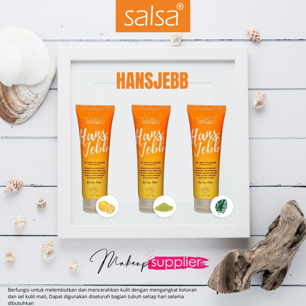 Jual SALSA SKIN CLEANER HANS JEBB PEELING GEL PERONTOK DAKI DAN KETIAK ...