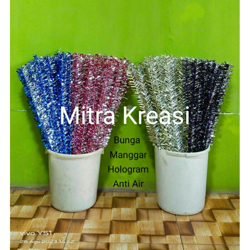 Jual Bunga Manggar Hologram (Anti Air) 1 Pack Isi 50 Pcs | Shopee Indonesia