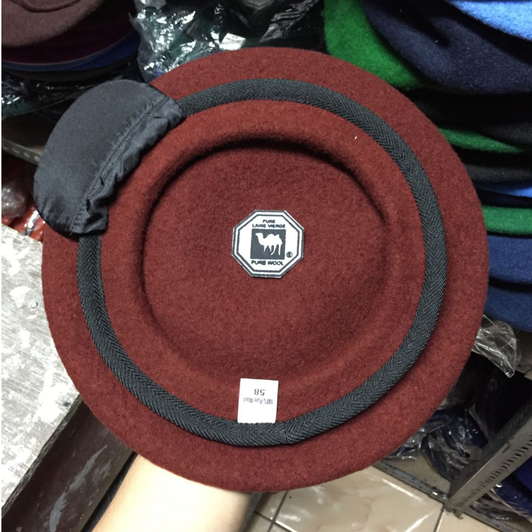 Jual Baret Taruna AKPOL Camel Asli Logo Onta Hitam | Shopee Indonesia