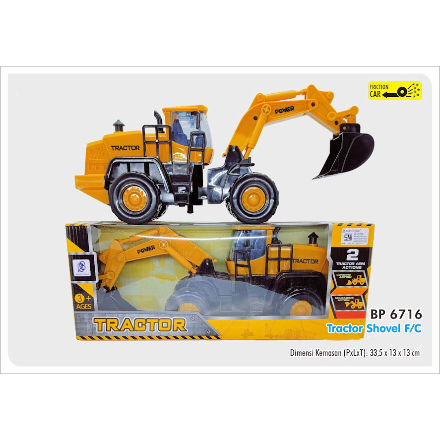 Jual Mainan Anak Mobil Mobilan Truk Konstruksi Traktor Fungsi Gerak ...