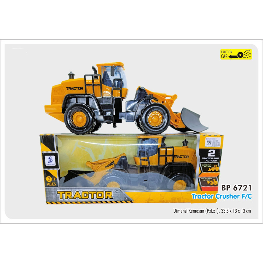Jual Mainan Anak Mobil Mobilan Truk Konstruksi Traktor Fungsi Gerak ...