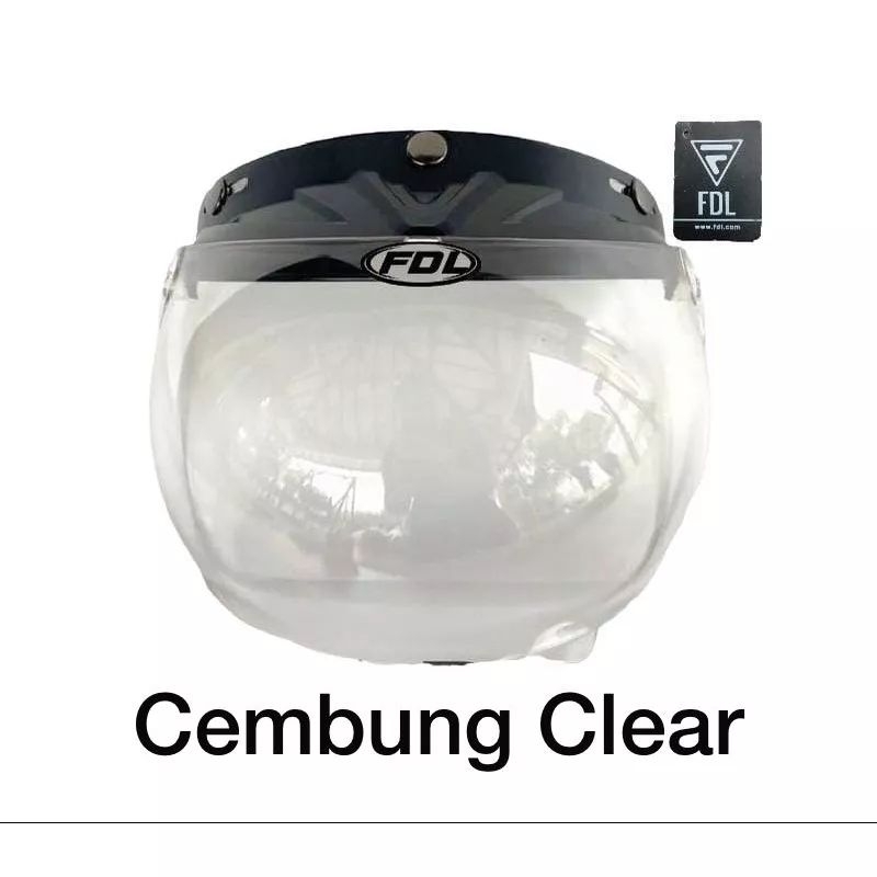 Jual kaca helm bogo kaca datar kaca cembung kaca helm classik | Shopee ...