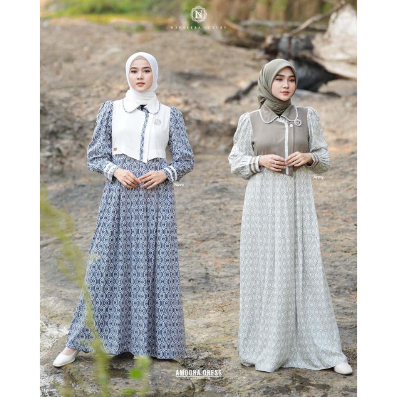 Jual AMOORA DRESS BY NADHEERA LUXURY | Shopee Indonesia