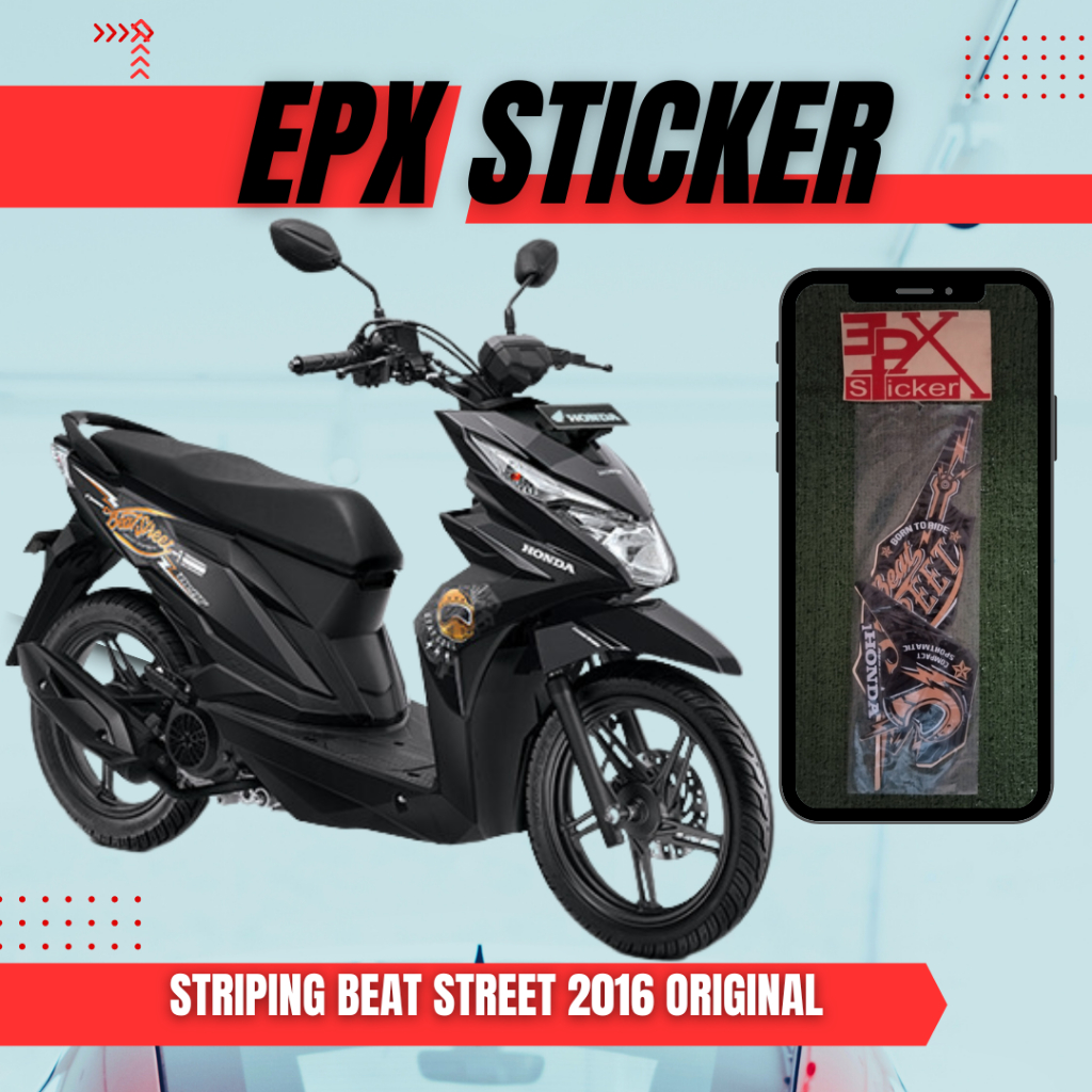 Jual striping honda beat street original | Shopee Indonesia