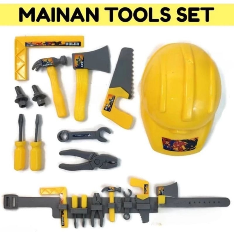 Jual MAINAN TOOLS SET ANAK / MAINAN PERKAKAS SET / MAINAN ALAT TUKANG ...
