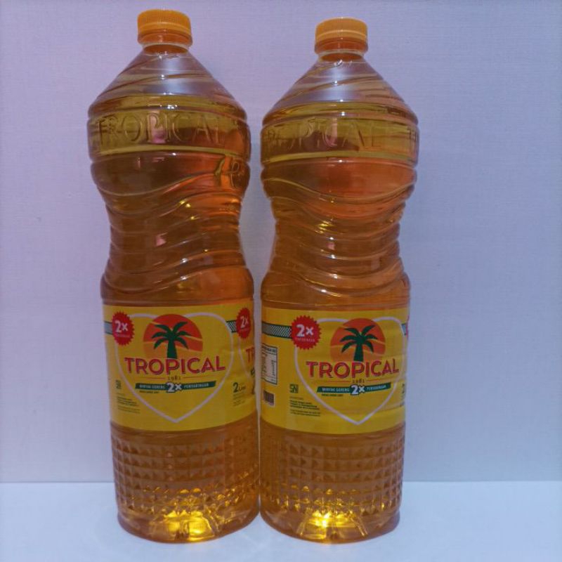 Jual Minyak Goreng Tropical 2 Liter Kemasan Botol | Shopee Indonesia