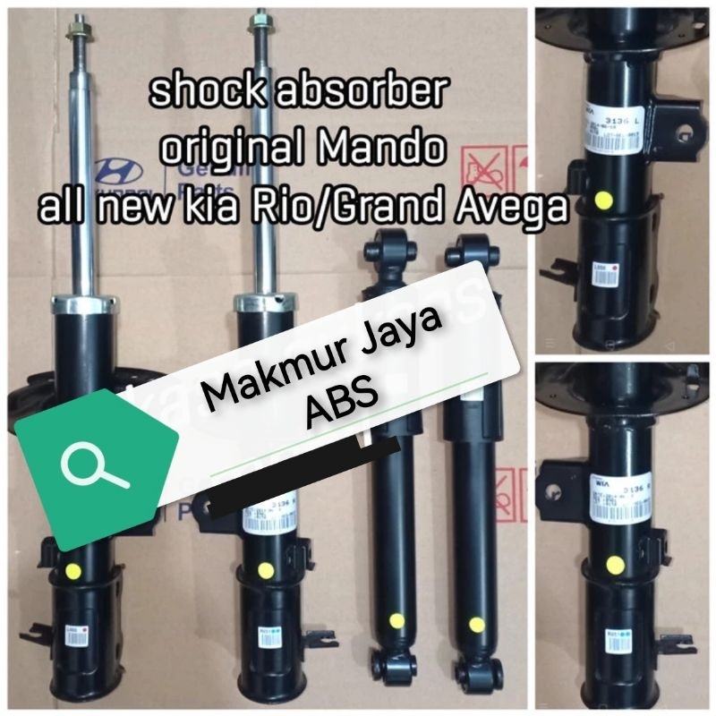 Jual shockbreaker shock absorber all new kia rio / grand avega depan ...