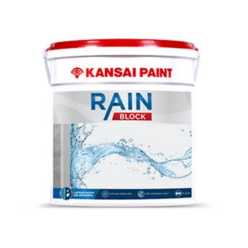 Jual ( 1KG ) Cat Kansai Rainblock Waterproof Pelapis Anti Bocor Rainblock 4 in 1 | Shopee Indonesia