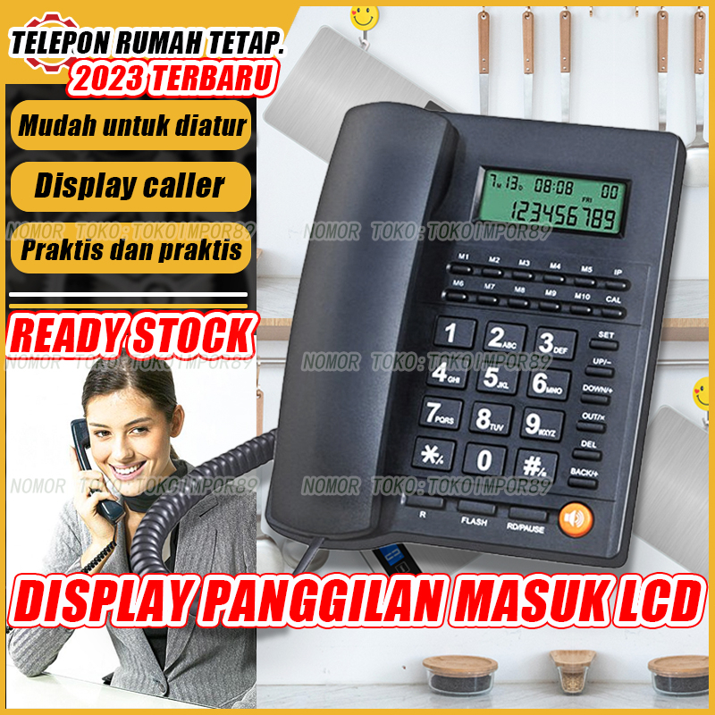 Jual Display Panggilan Masuk LCD, Garis Telepon Tanah, Ponsel Tanah ...