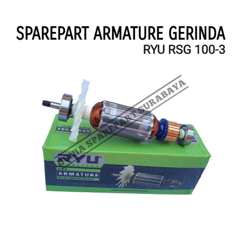 Jual RYU Original Armature Mesin Gerinda RYU RSG 100-3 / Angker Dinamo ...