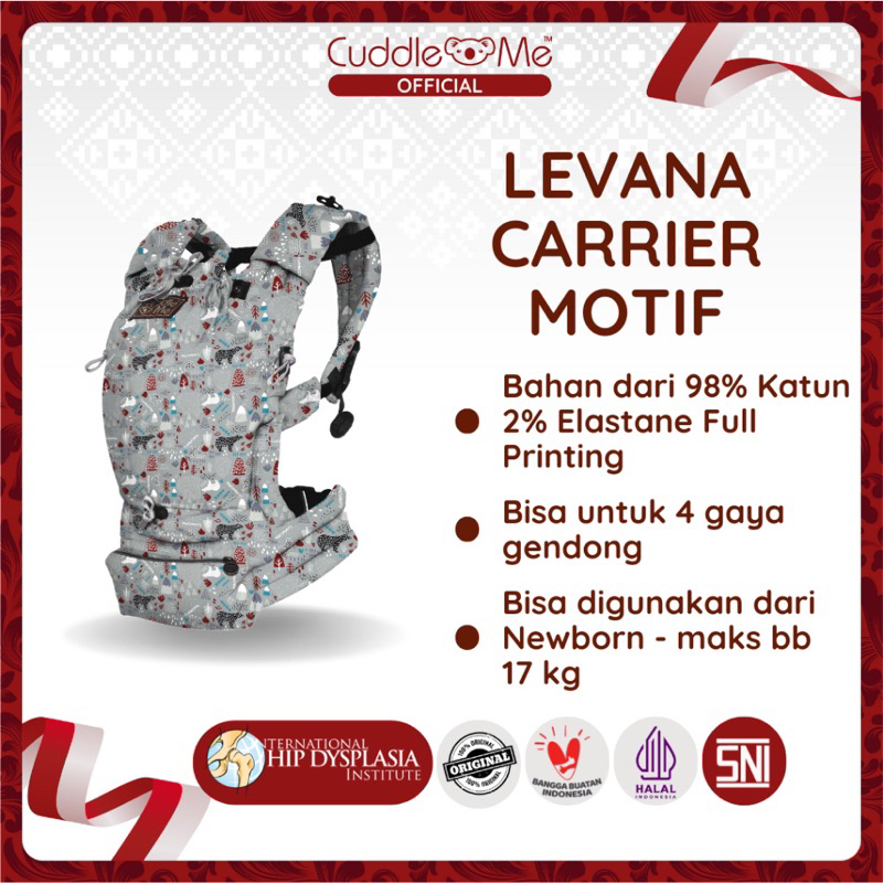 Jual CuddleMe Levana Carrier Neo / Gendongan SSC / Gendongan Anak ...