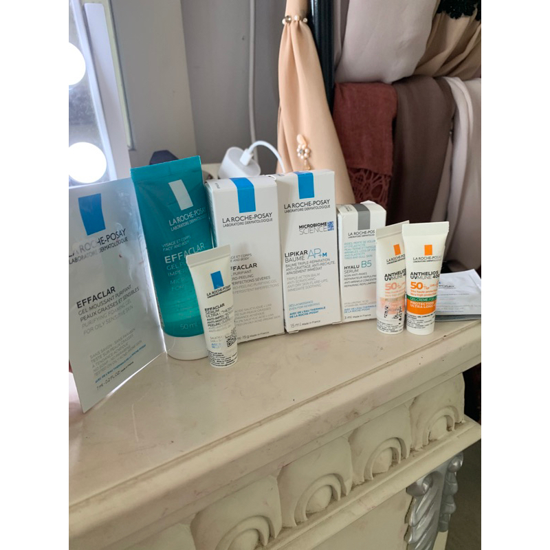 Jual la roche posay mini size effaclar duo hyalu b5 lipikar baume ...