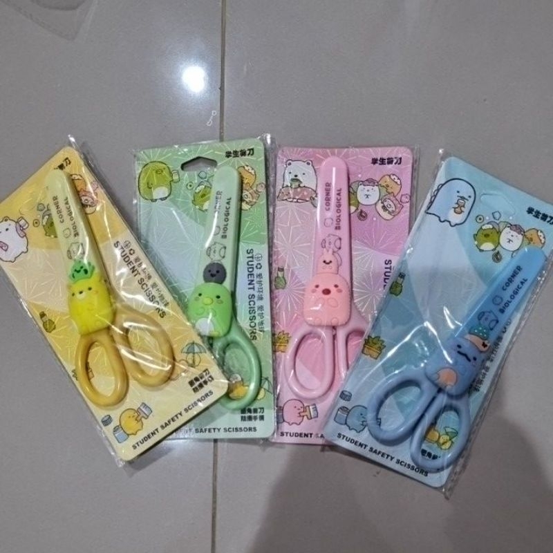 Jual GUNTING KERTAS TAJAM DENGAN TUTUP MOTIF LUCU / GUNTING ANAK LUCU ...