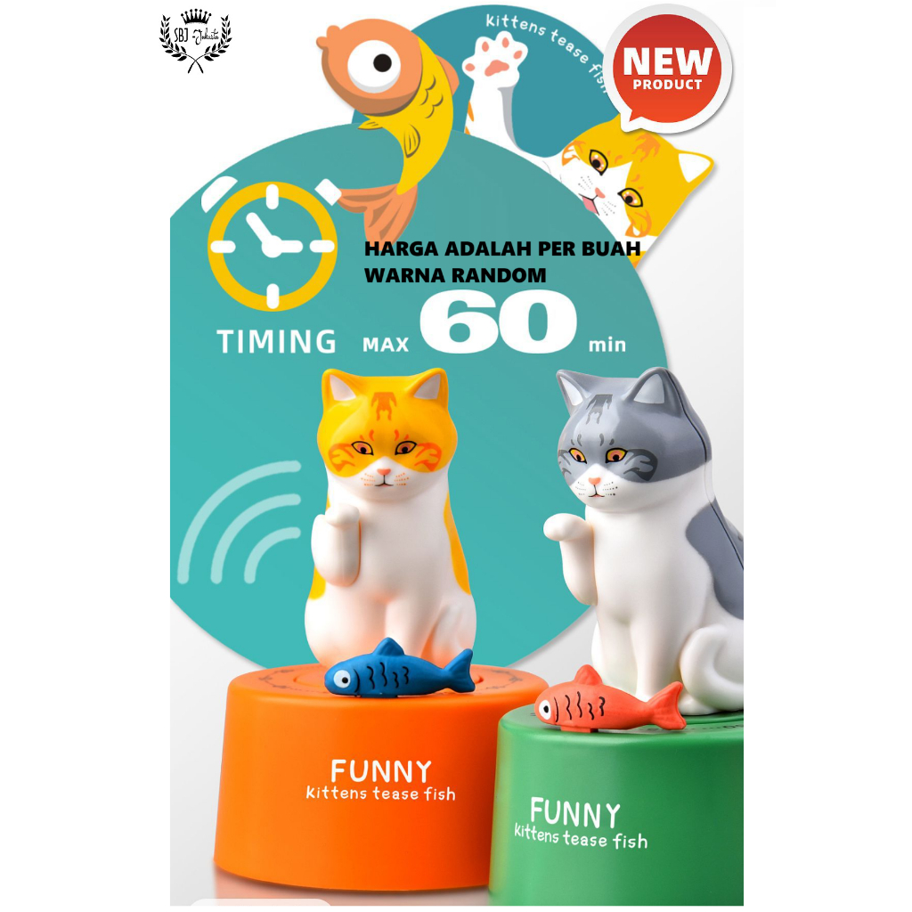Jual Cute Animal Timer Mechanical Timer Masak Timer Dapur Mechanical ...