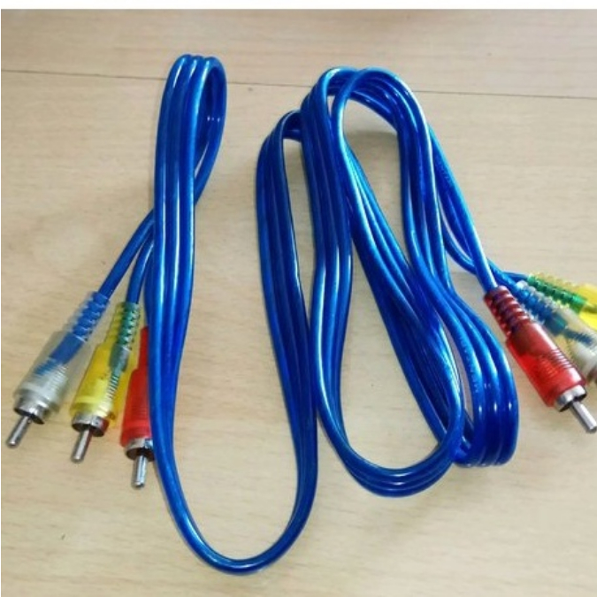 Jual Kabel RCA 3-3 TV ke DVD Tebal Panjang 1.5 Meter M Kabel RCA SET ...