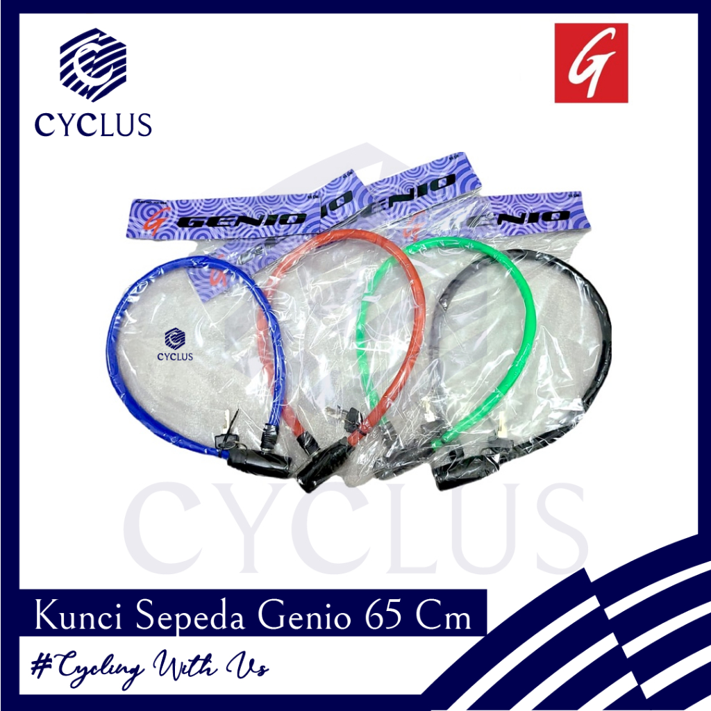 Jual Kunci Sepeda Genio Spiral Besar Kecil Gembok Sepeda Semua Tipe ...